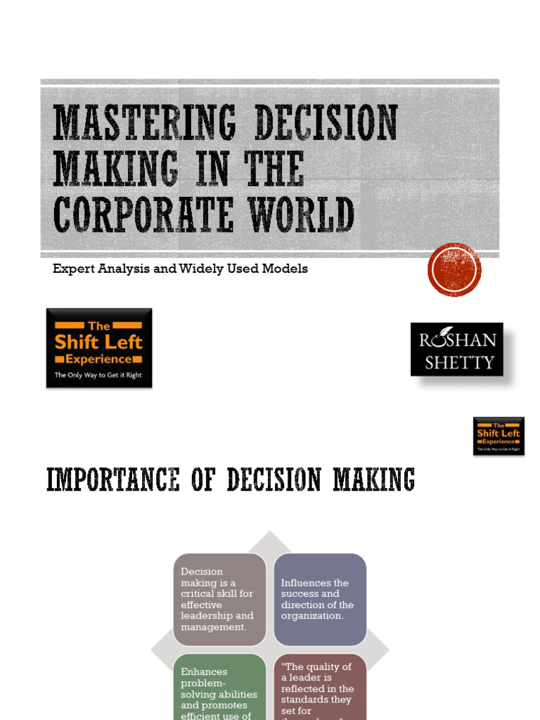 Decision Making | PDF