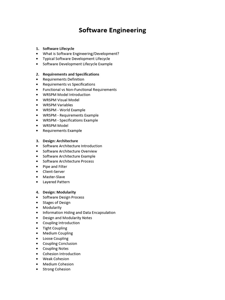 SoftwareEngineering | PDF