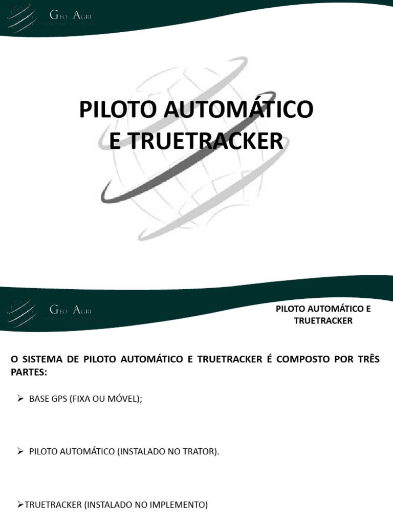 Treinamento Autopilot e TrueTracker | PDF