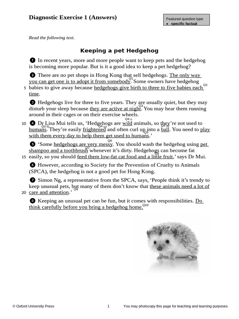 ENG S1 Diagnostic1 Ans | PDF