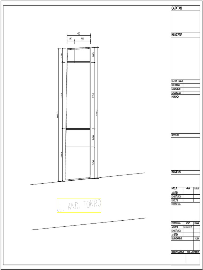 GAMBAR RUKO ANDI TONRO LT.3-halaman | PDF
