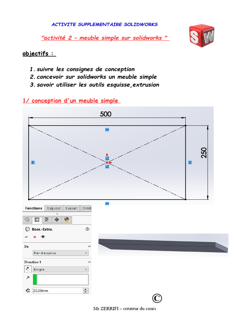 Meuble Simple sur SolidWorks | PDF | Home & Garden