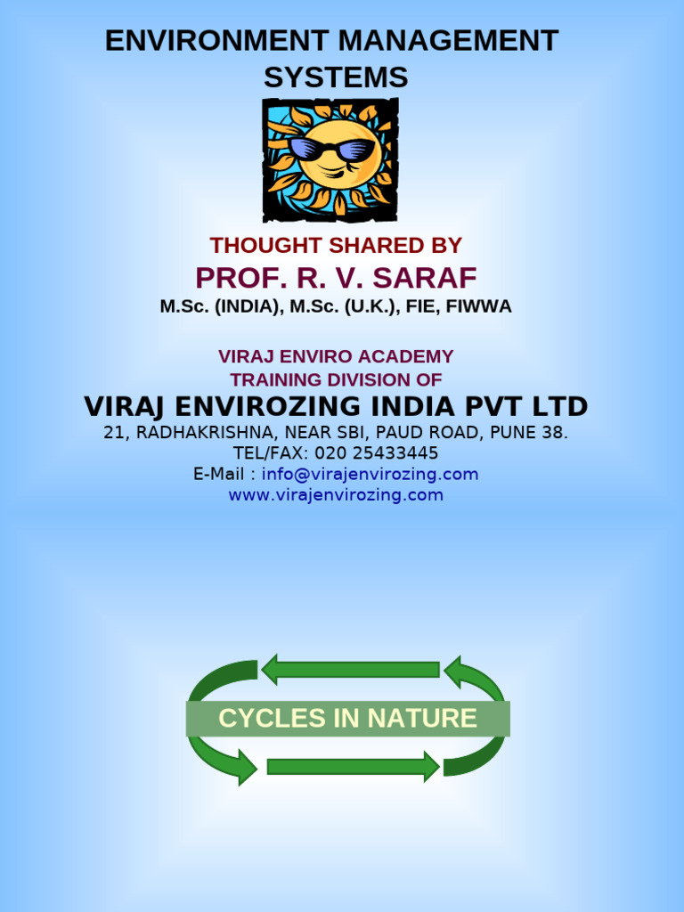 Introduction To Environment Management Systems | PDF