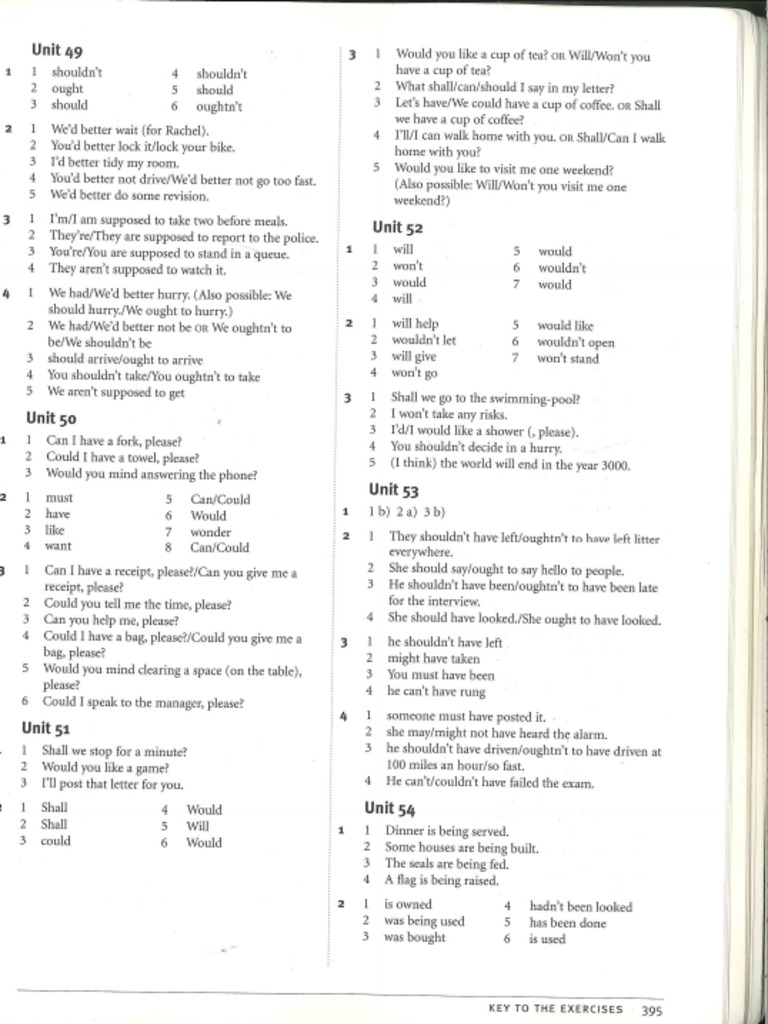 Keys To Passive Exercises | PDF