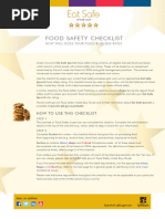 FSSAI CheckList | PDF | Food Safety | Hygiene
