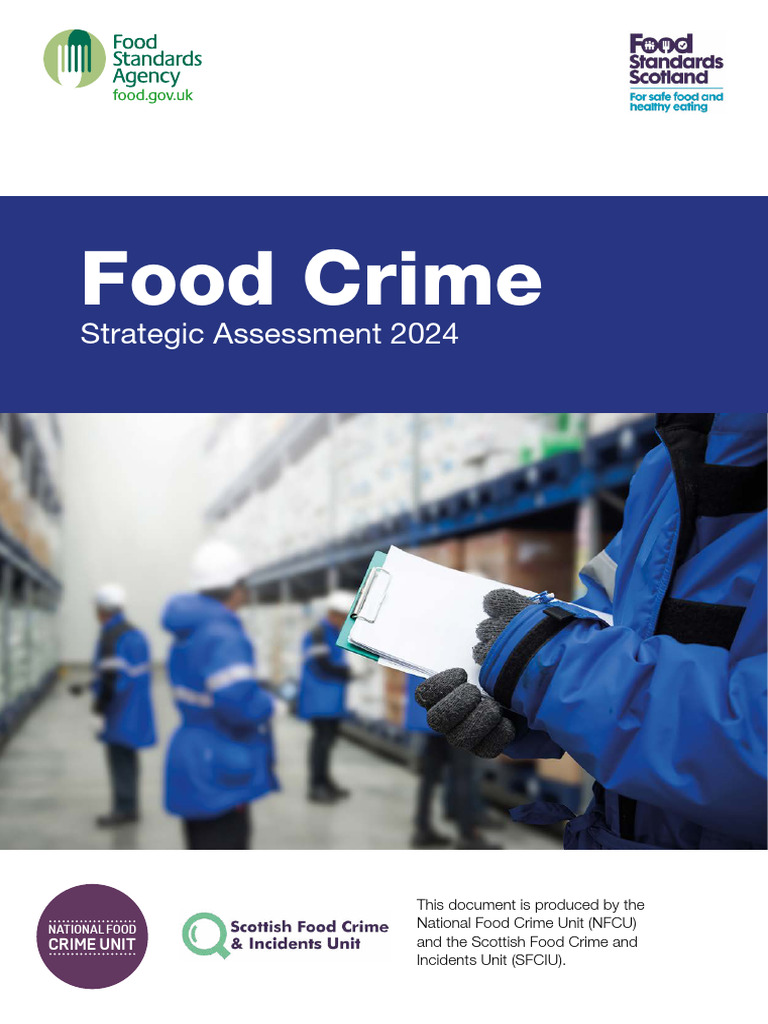 FSA FSS Food Crime Strategic Assessment 2024 1726632129 | PDF | Cost Of ...