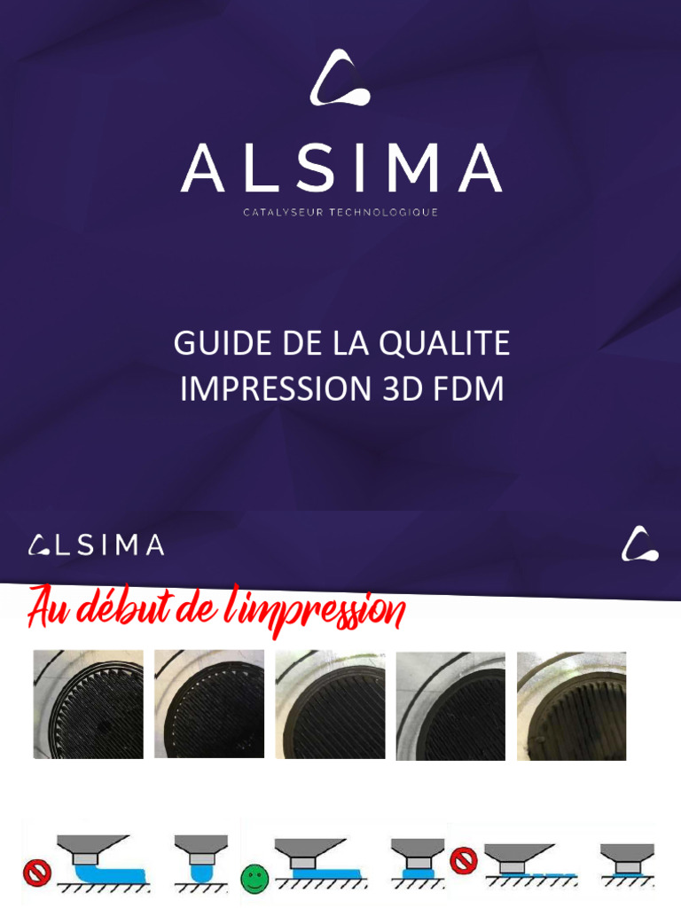 ALSIMA - Guide Qualité FDM | PDF
