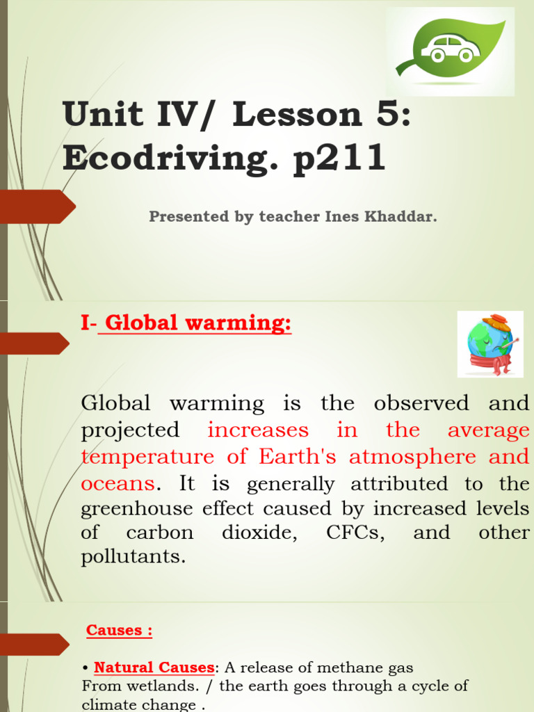 Ecodriving Presentation | PDF