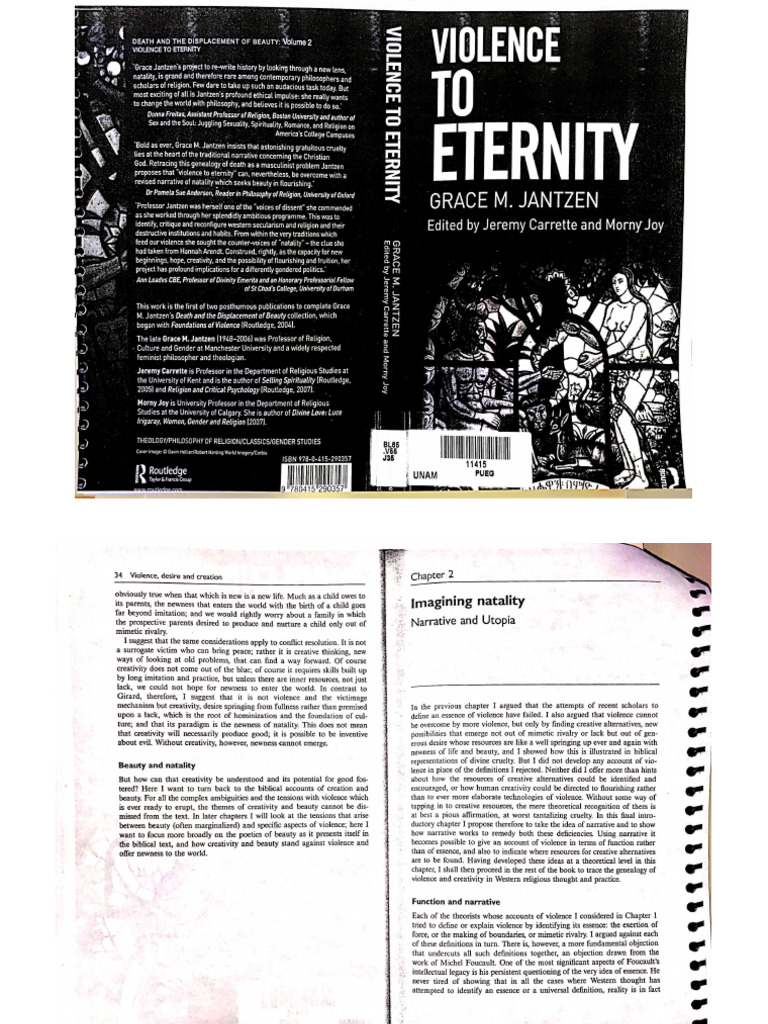 Jantzen, G. Violence To Eternity. | PDF