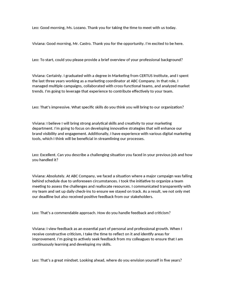 Conversation | PDF