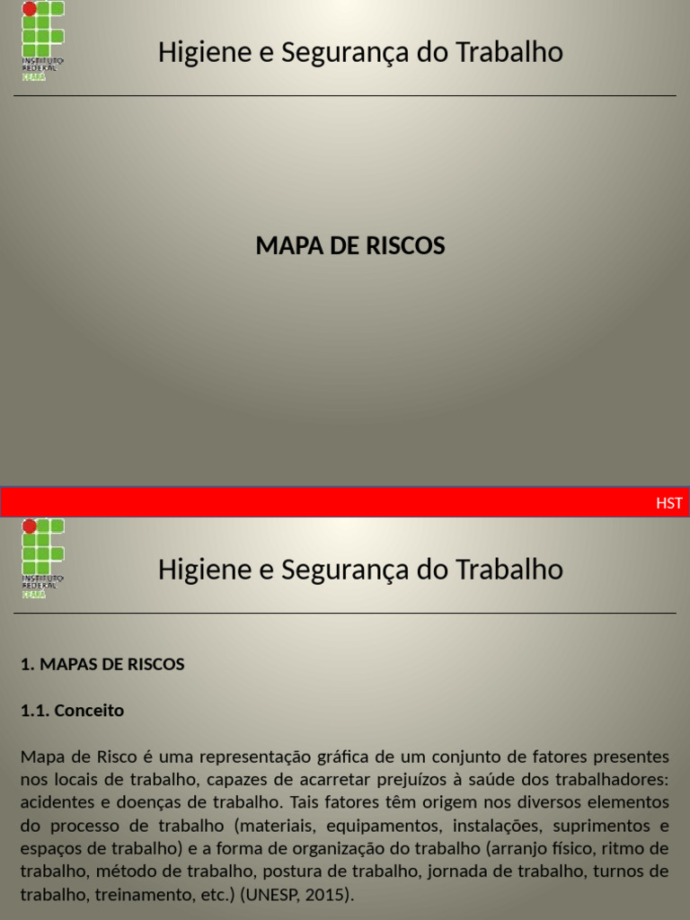 908801-HST - Aula 02 - Mapa de Riscos | PDF