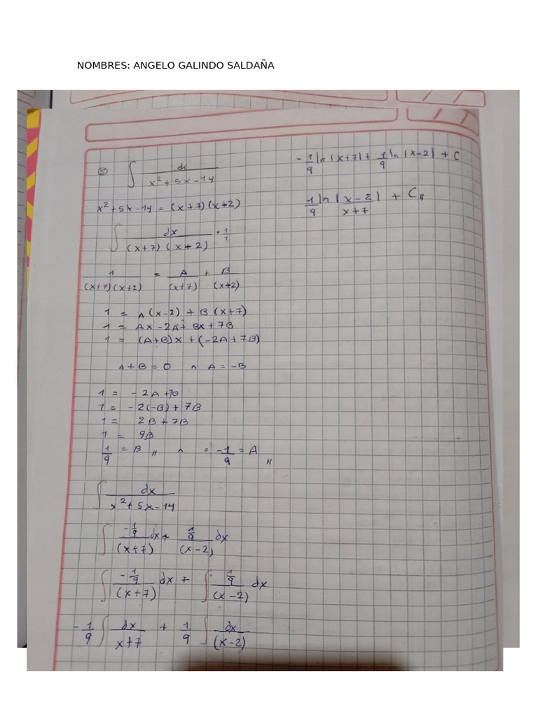 Practica - Calculo Integral | PDF