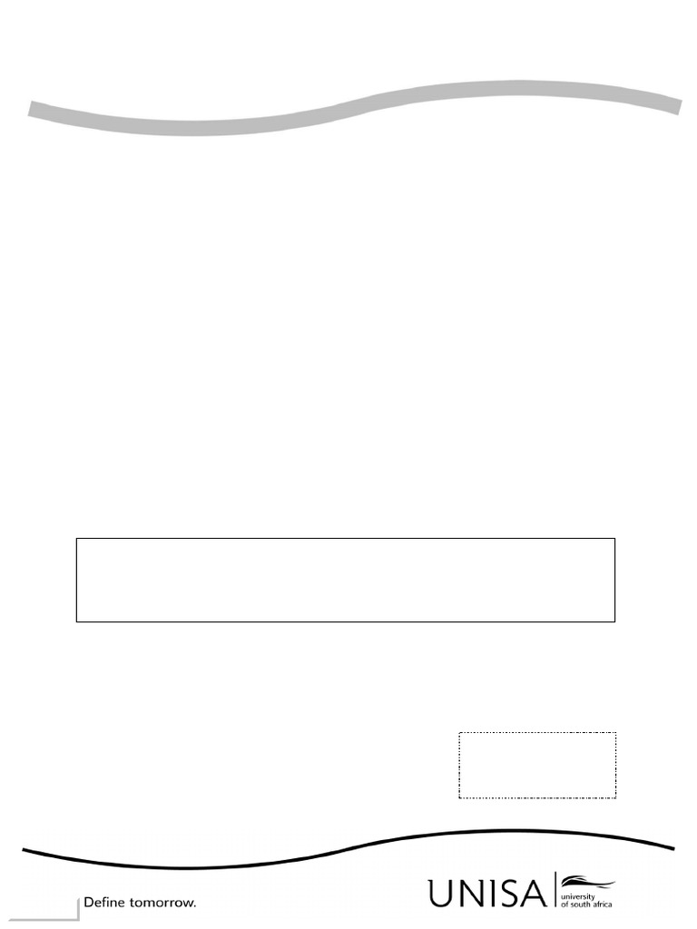 Tutorial Letter 101 3 2018 | PDF