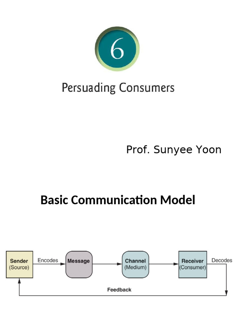 CH6 Persuading Consumers Part1 UBlearns | PDF