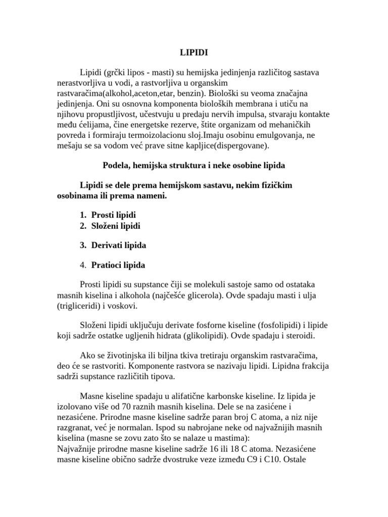 Lipidi | PDF