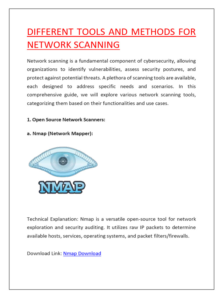 Network Scanning Pdf