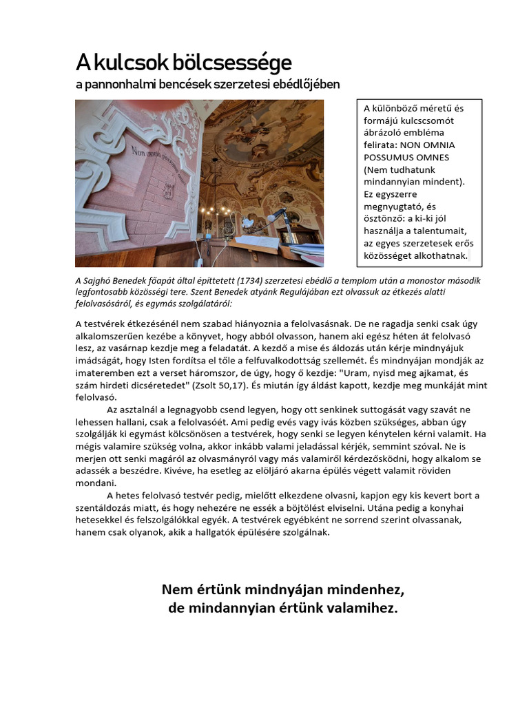 A Kulcsok Bölcsessége | PDF