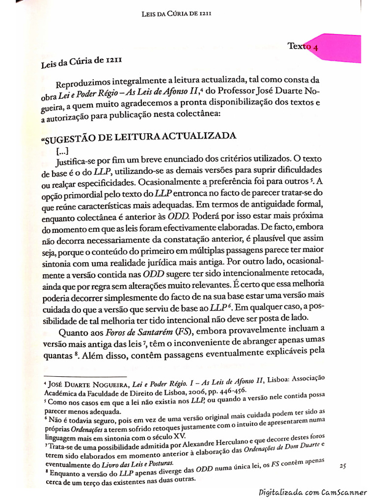 Leis Da Cúria de Coimbra de 1211 | PDF