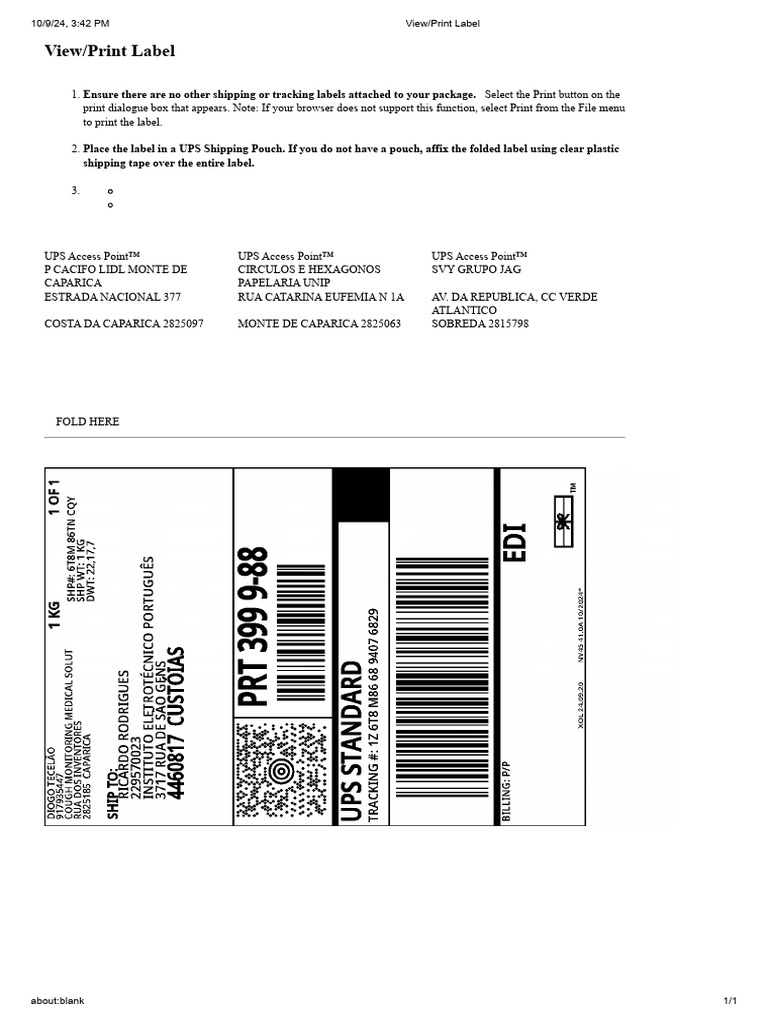 View - Print Label - IEP2 | PDF