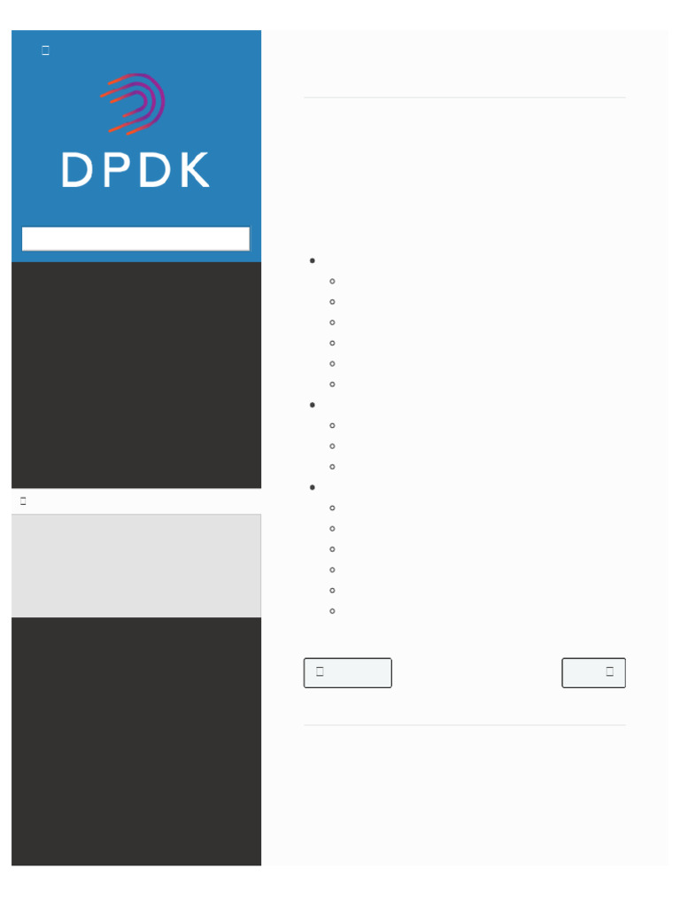 Event Device Drivers - Data Plane Development Kit 17.11.0-rc0 Documentation | PDF