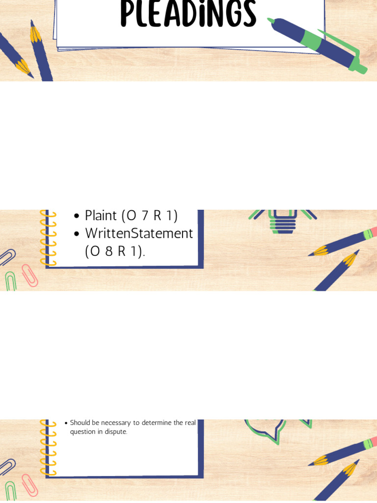 Amendment of Pleadings final | PDF