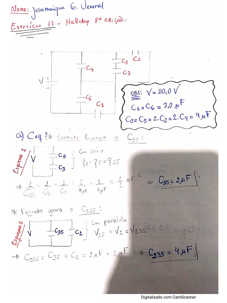 Exercício 17 - Halliday - 8° Ed. | PDF