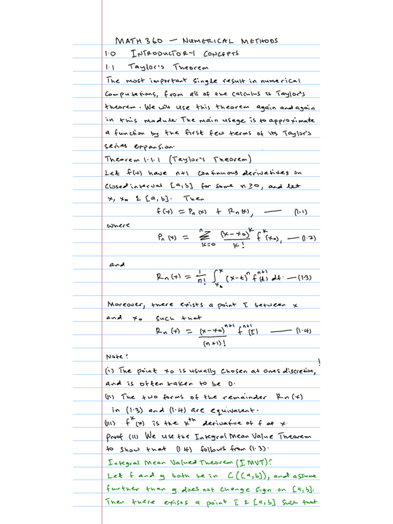 Lecture Note 1 | PDF