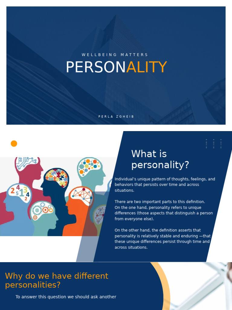 Personality For Students | PDF