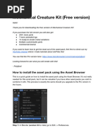 Rock-It Shaft - Installation Guide | PDF | Unity (Game Engine) | Parameter (Computer Programming)