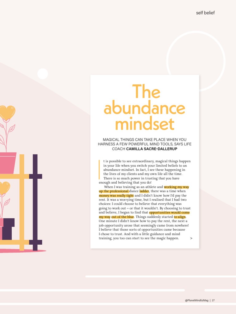The Abundance Mindset | PDF