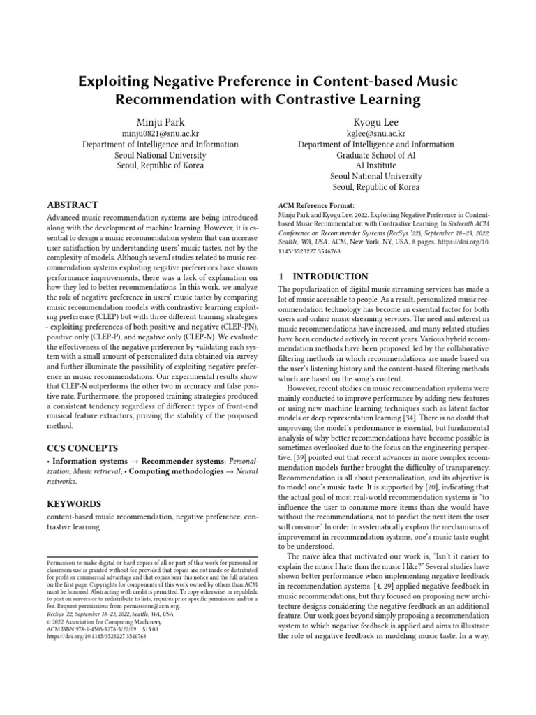 Contrastive Loss Paper | PDF