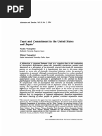 Rotter's 1967 Interpersonal Trust Scale | PDF | Standard Deviation ...