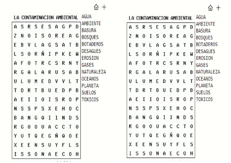 SOPA DE LETRAS Educacion en Salud | PDF