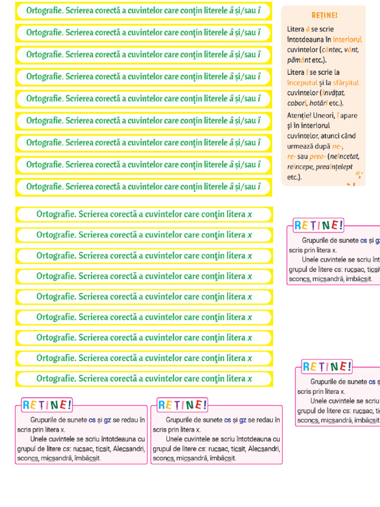 Fise de Lipit Pe Caiet Tip 2 Clasa2 | PDF