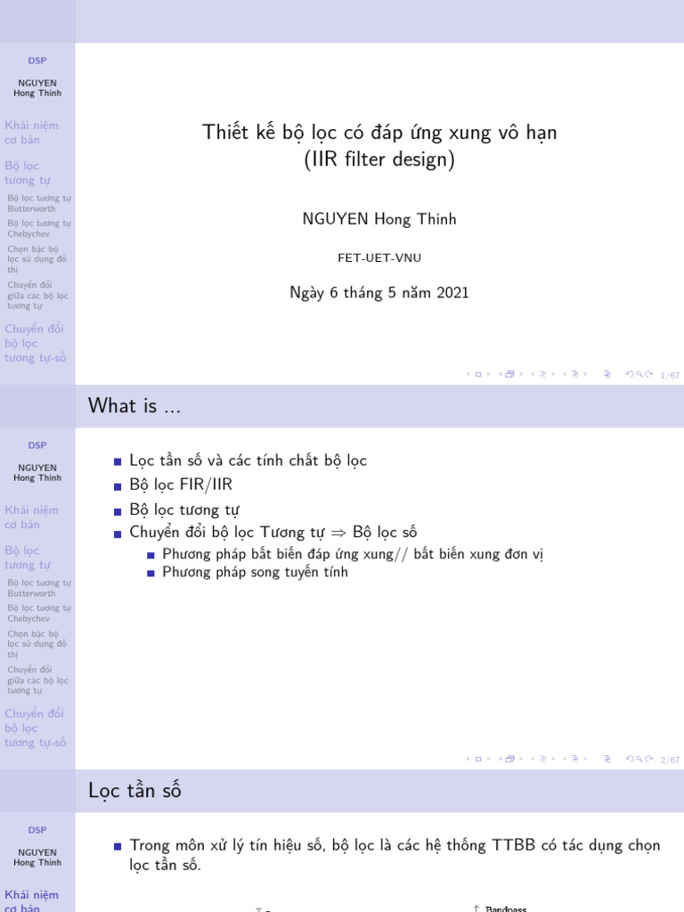 Slide 5 DSP IIR | PDF