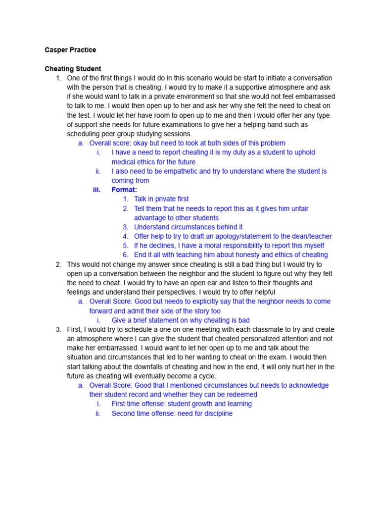 Casper Practice | PDF