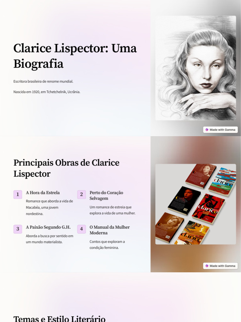 Clarice Lispector Uma Biografia | PDF