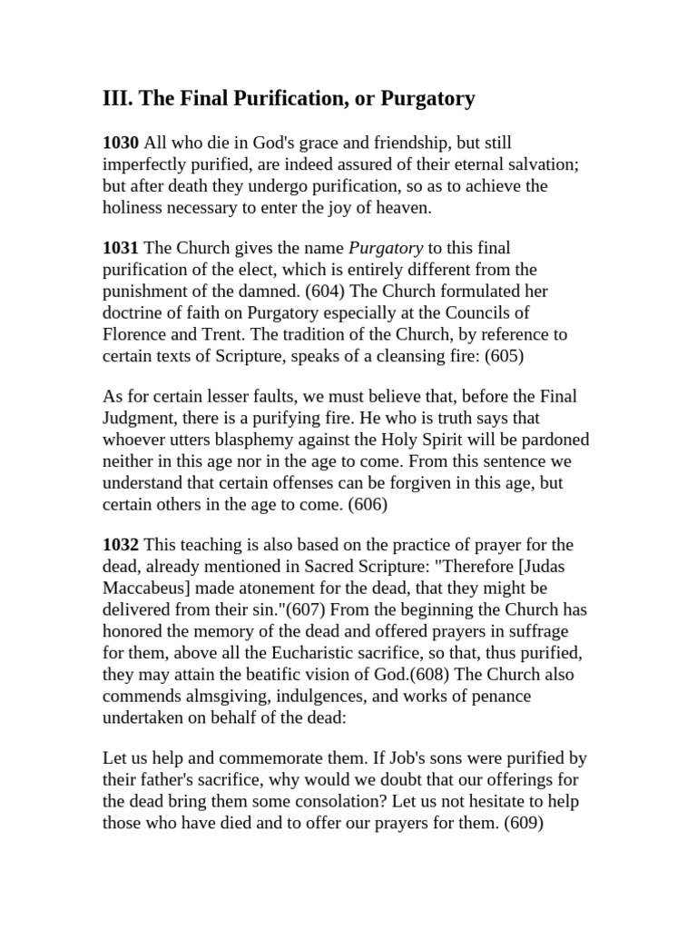 Purgatory | PDF