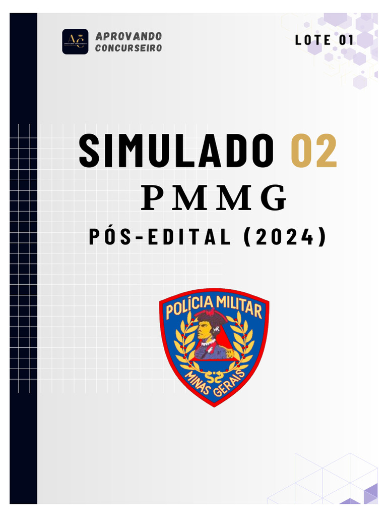Simulado 02 - PMMG | PDF