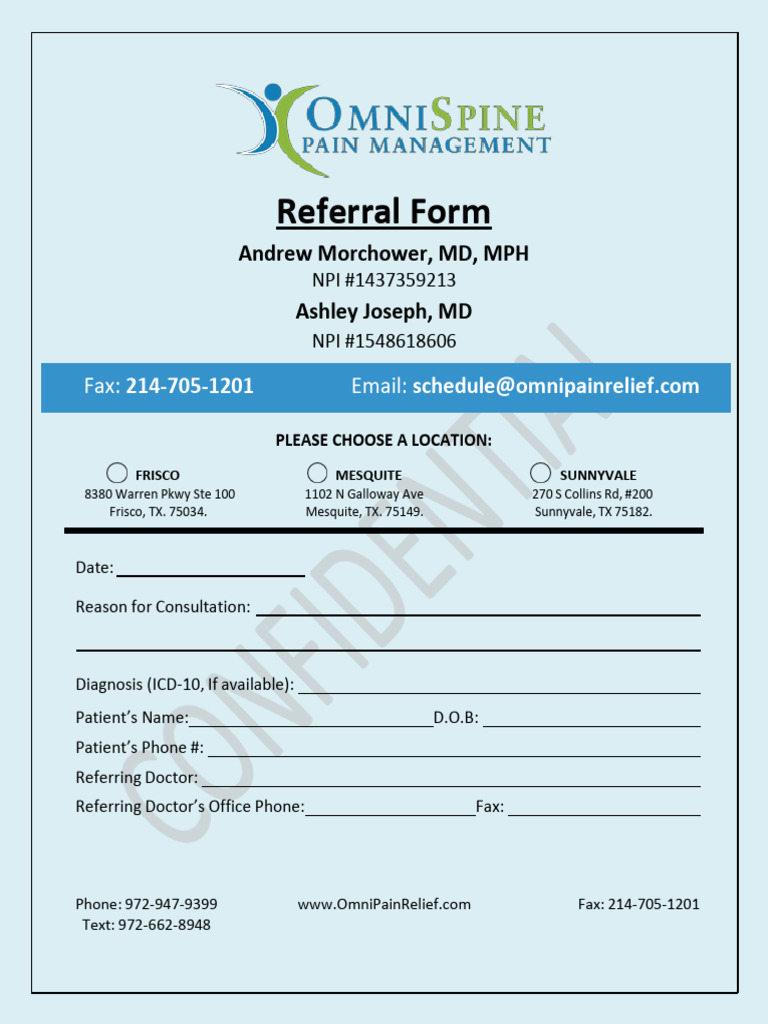 Referral Form | PDF