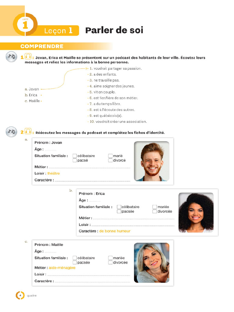 Inspire 3 - Unité 1 - Cahier | PDF