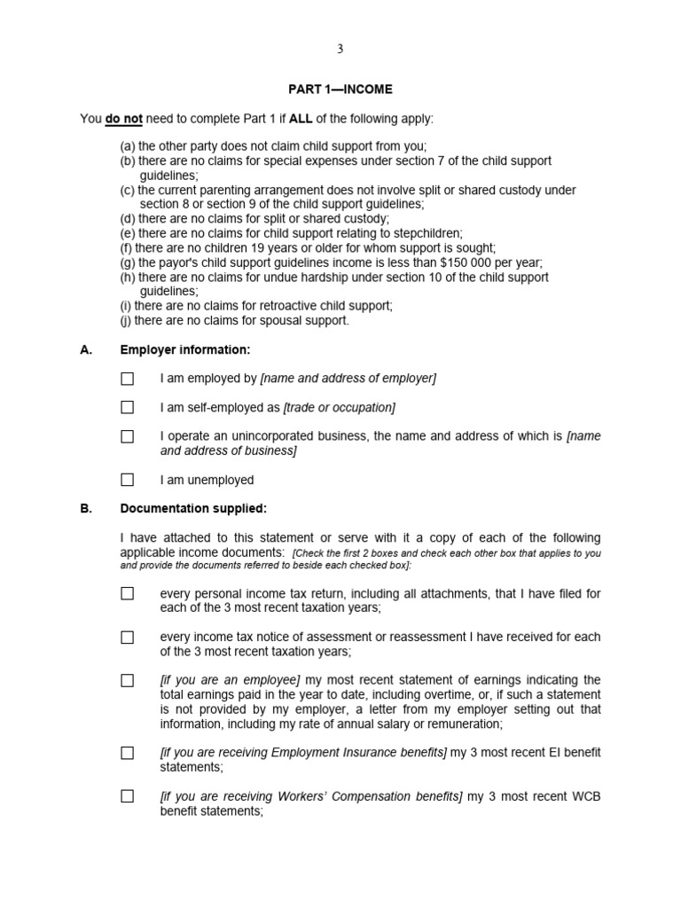 Financial Statement Form F8 - For Client | PDF