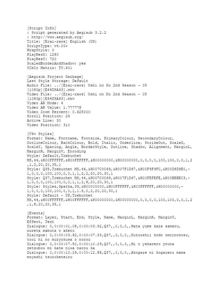 Oshi No Ko S2 Cap 5 Sub Es | PDF