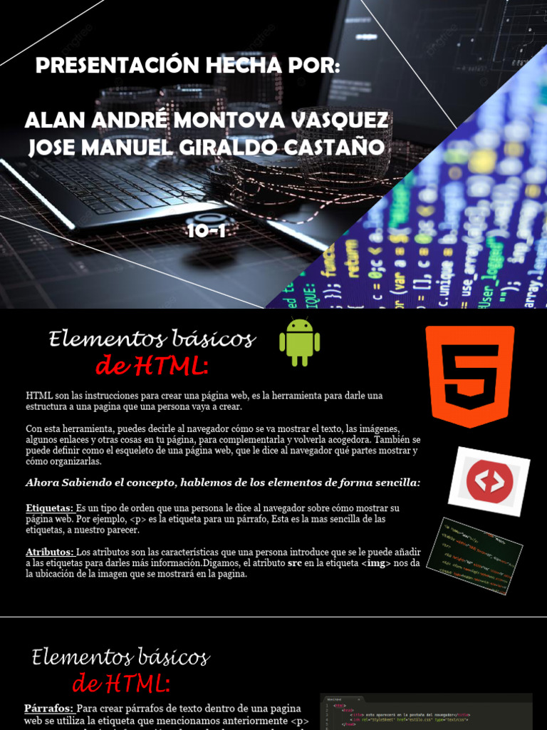 Conceptos Basicos HTML | PDF | HTML | Informática