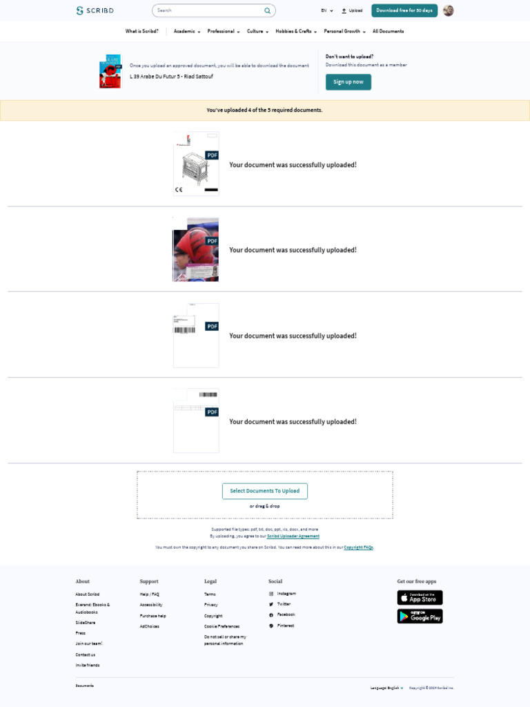Upload A Document - Scribd | PDF