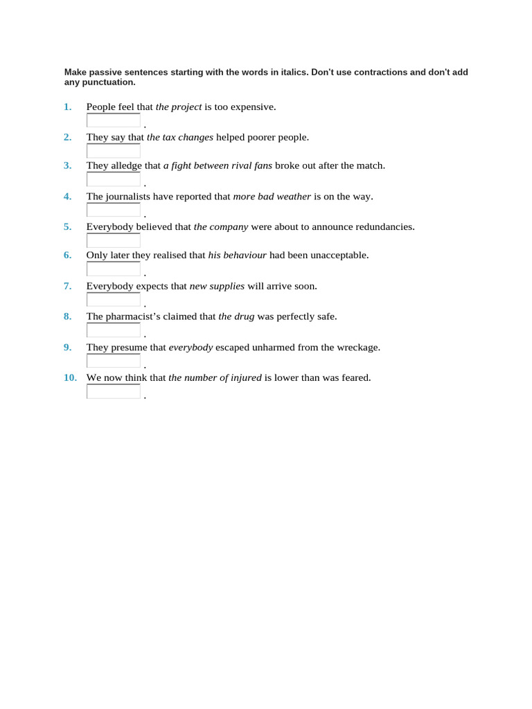 Passive Reporting Pdf