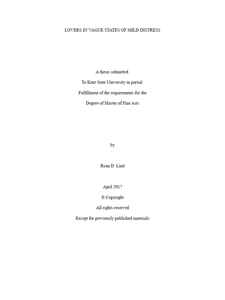 Thesis Body Draft | PDF