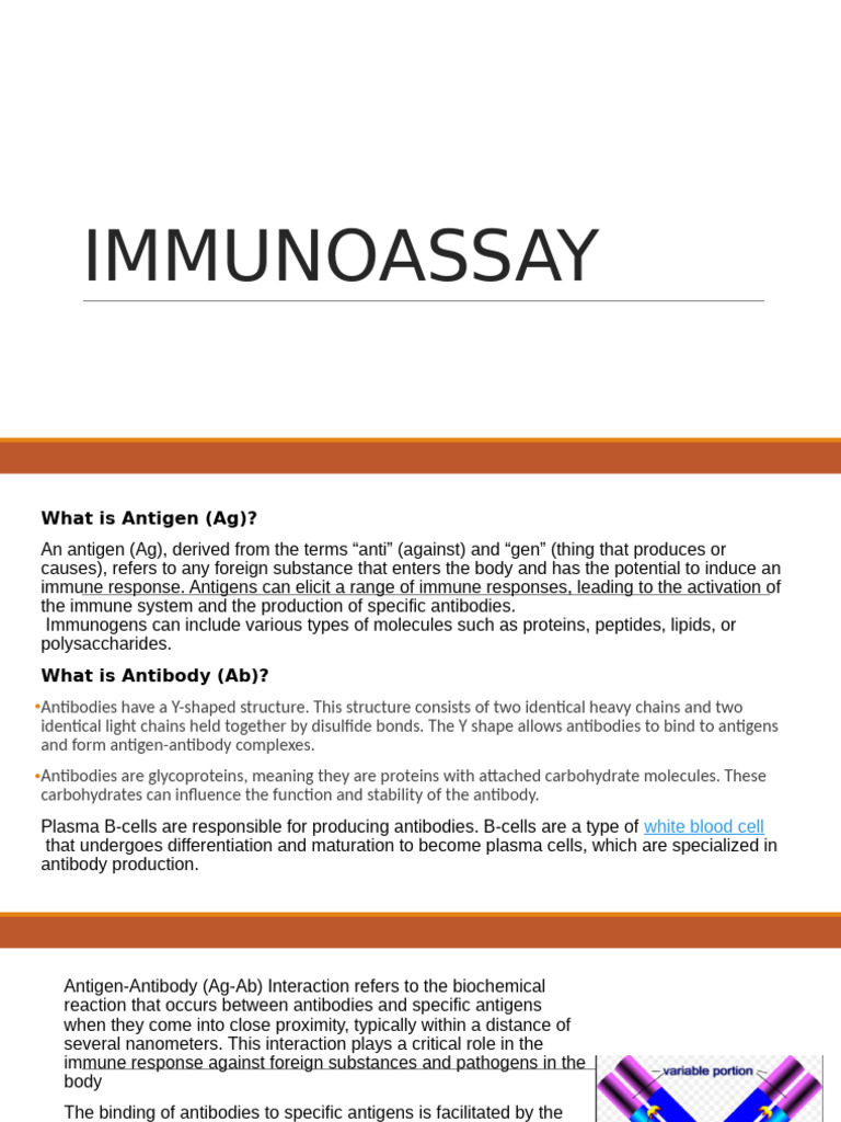 Immunoassays | PDF