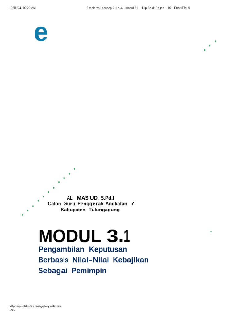 Eksplorasi Konsep 3.1.a.4 - Modul 3.1 - Flip Book Pages 1-10 - PubHTML5 | PDF