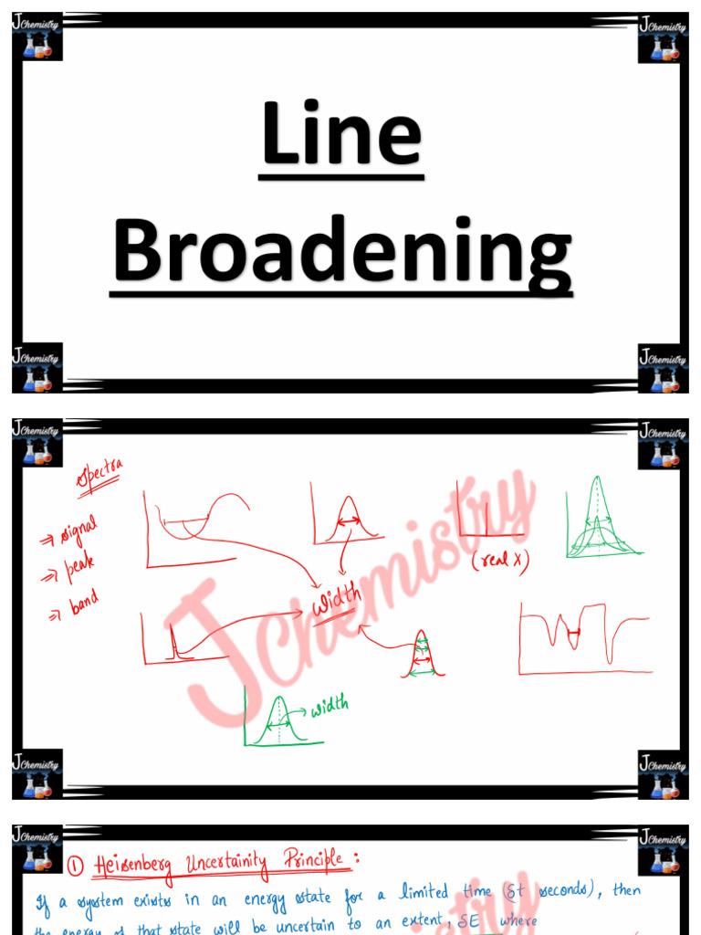 Line Broadening | PDF